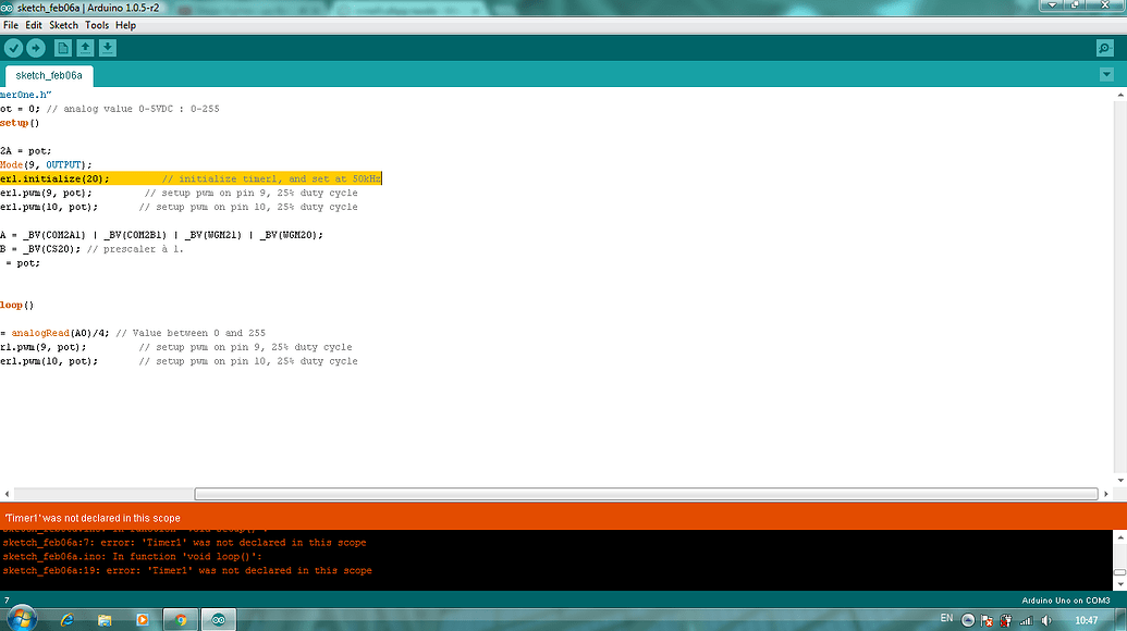 การสร้างสัญญาณ pwm ที่สามารถปรับค่าความถี่ และดิวตี้ไซเคิลได้ตามต้องการ ...