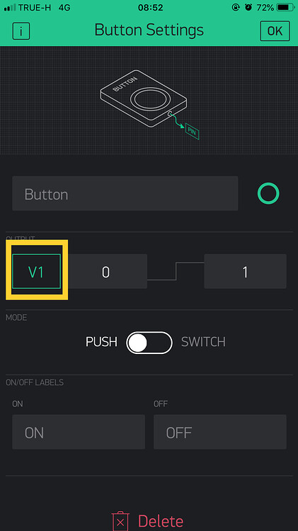 ตัวอย่างการใช้งาน virtual Pin หนึ่งตัวคุมหลาย output - Blynk - อิเล็ก ...