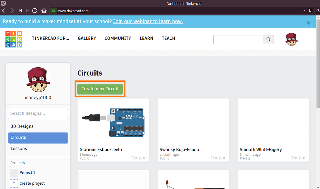 วิธี Simulation Arduino และวงจร ด้วย tinkerCAD ผ่านเว็บเบราว์เซอร์ ...