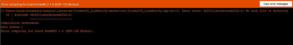 NodeMCU Error compling - Blynk - อิเล็กอีซี่(Eleceasy) NodeMCU Error compling - Blynk - อิเล็กอีซี่(Eleceasy)