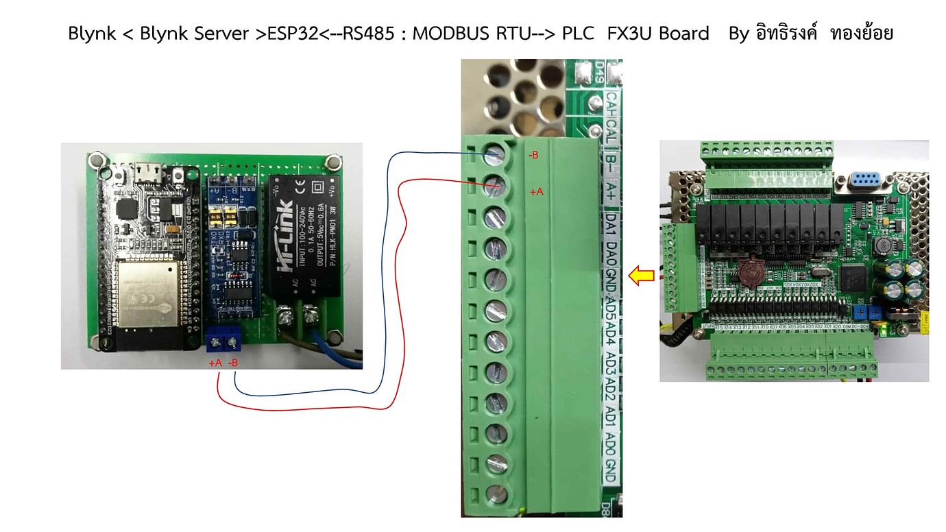 PLC FX3U Board + esp32 เปิด ปิด อุปกรณ์ไฟฟ้า 10 อุปกรณ์ ตอนที่ 4 (ตอนจบจ้า) - ESP32 - อิเล็กอีซี ...